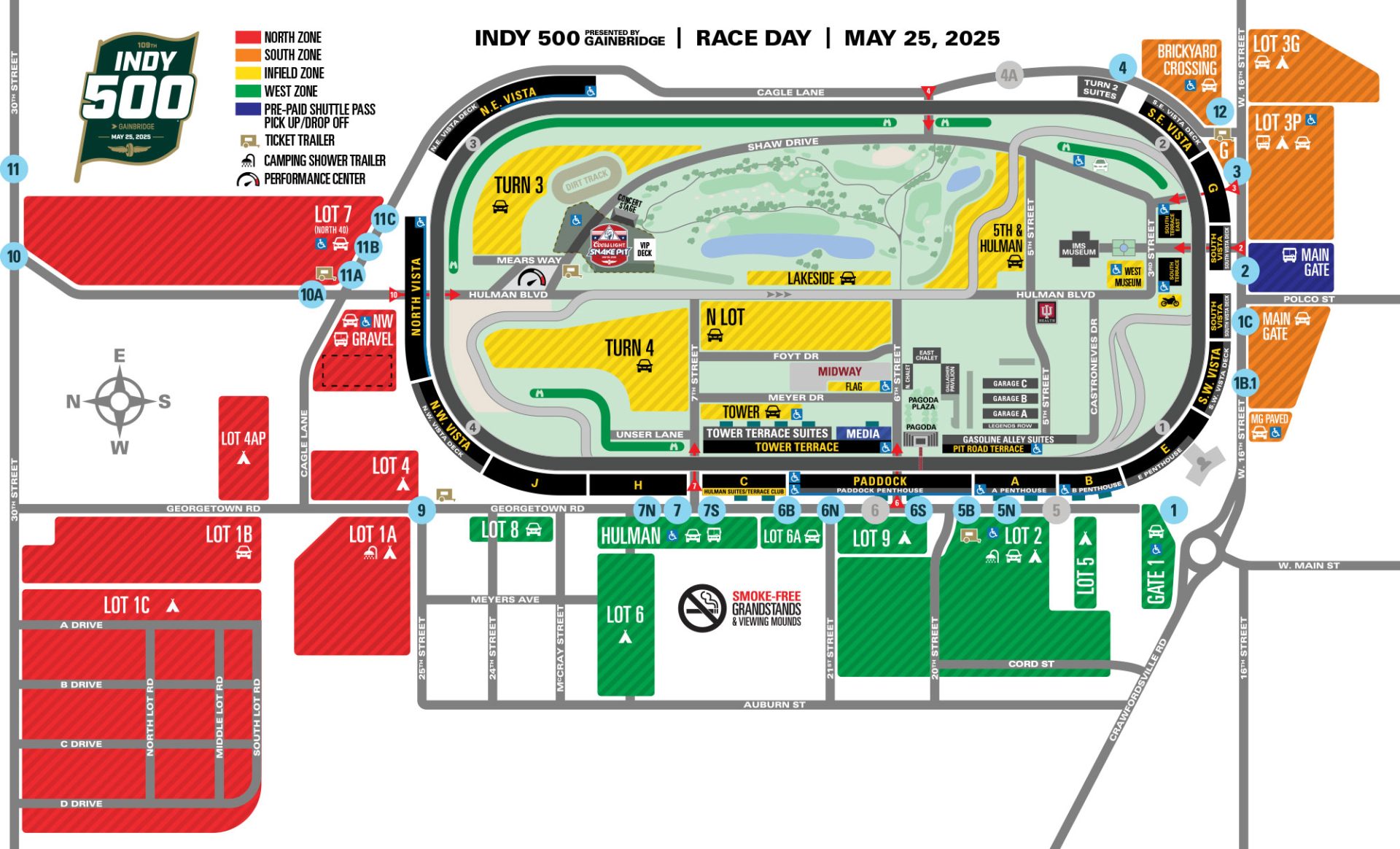 THE 109TH RUNNING OF THE INDIANAPOLIS 500 (2025 Indy 500) - Raceday Paddock